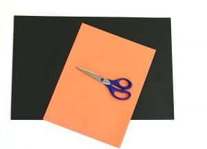 Positive and Negative Space Paper Jack-O-Lantern Craft - Buggy and Buddy