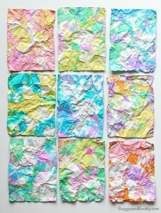 Crumpled Paper Art for Kids Inspired by Ish - Buggy and Buddy