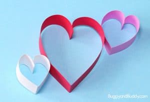 Valentine's Day STEAM: Building Structures with Paper Hearts - Buggy ...