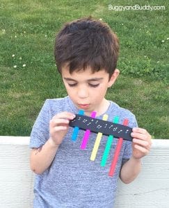 Homemade Pan Flutes for Kids with Free Printable Recording Sheet ...